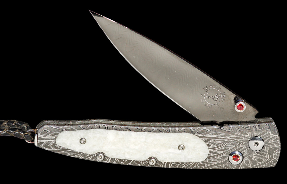 William Henry Limited Edition B10 Gray Dawn Knife - Scrimshaw Collector
