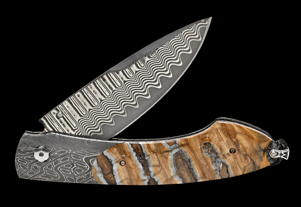 William Henry Limited Edition B12 Stone River Knife - Scrimshaw Collector