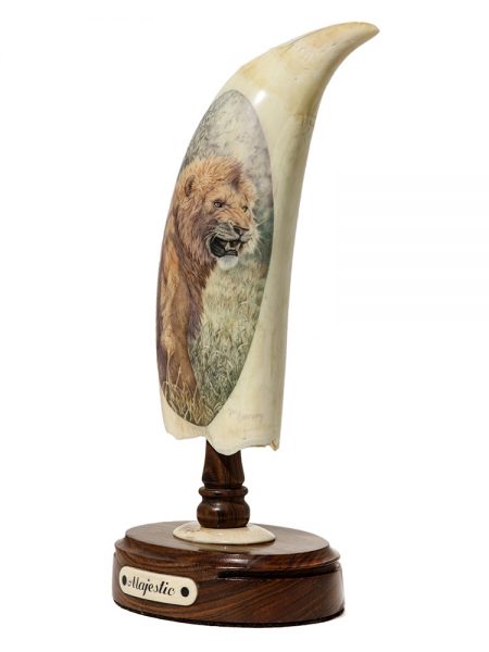 Gary Dorning Scrimshaw - Majestic - Scrimshaw Collector