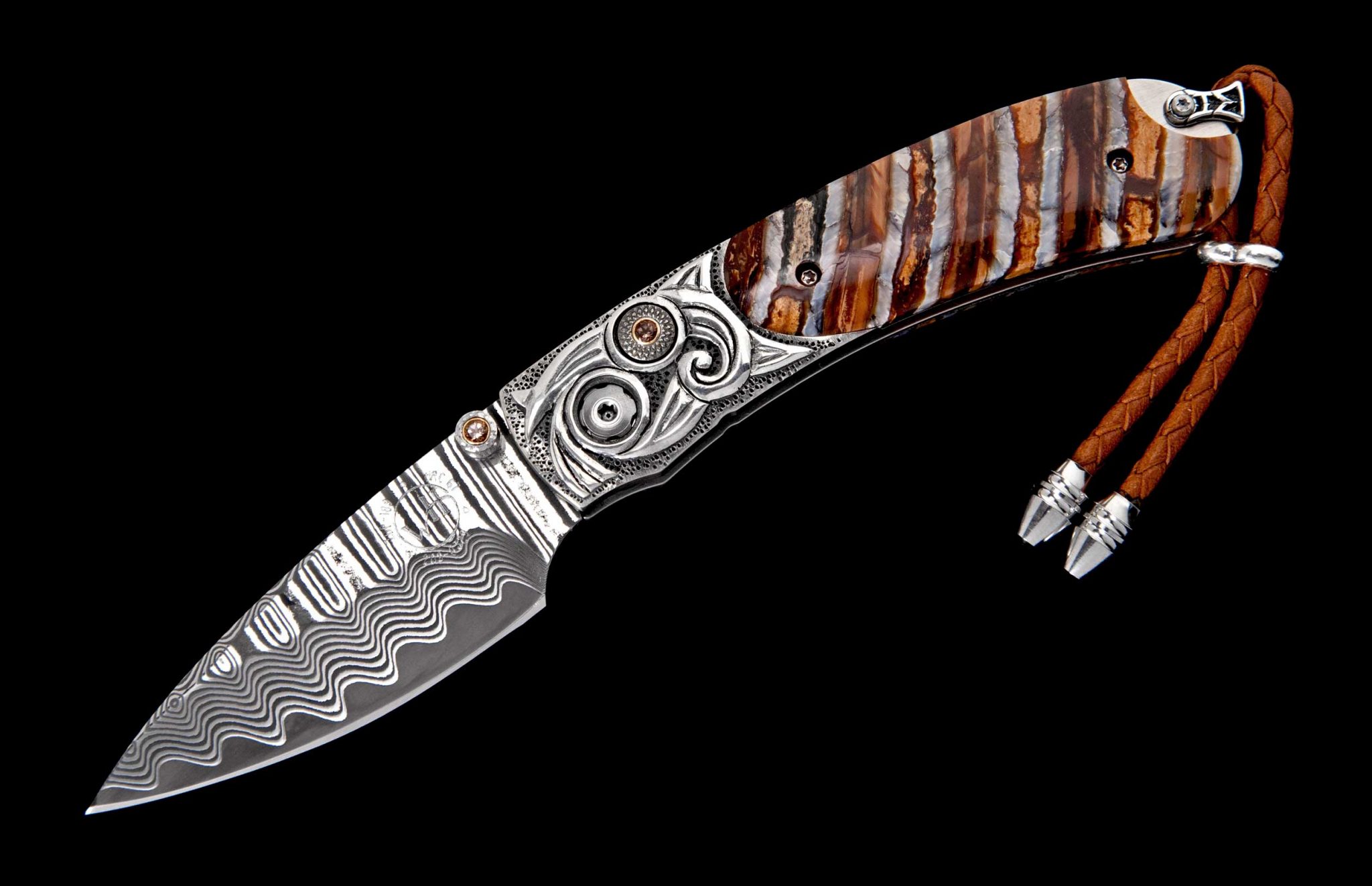 William Henry Limited Edition B09 Royal Wave Knife - Scrimshaw Collector