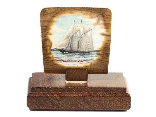 Matt Stothart Scrimshaw - Bluenose II Schooner - Scrimshaw Collector