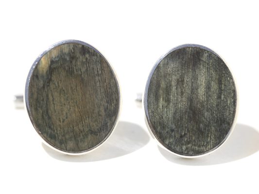 Jim Jenkins - Ancient Mammoth Tusk Ivory Cufflinks - Scrimshaw Collector