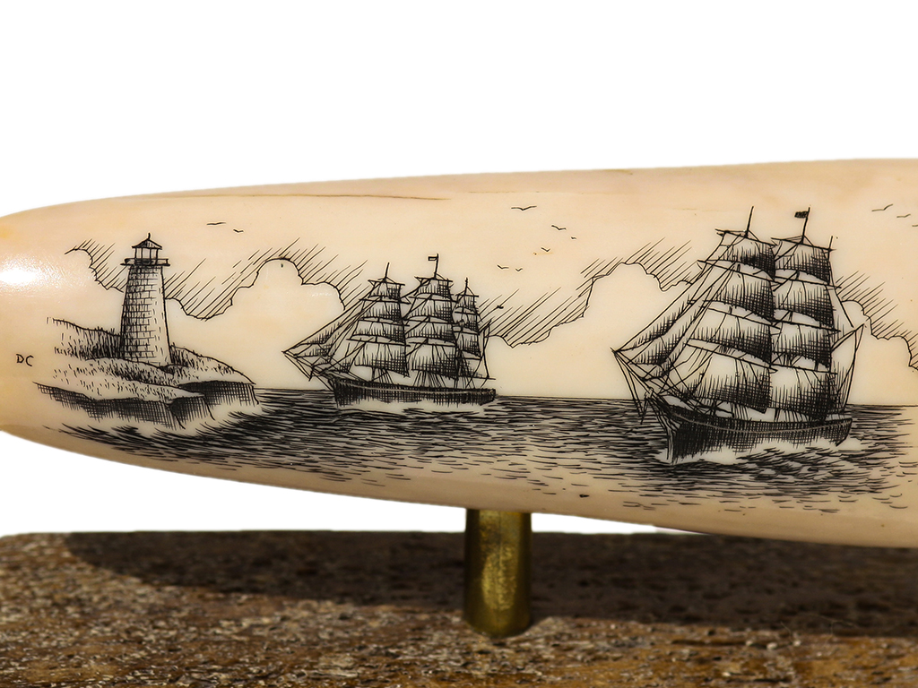 Unknown Artist D.C. - Racing Clippers - Scrimshaw Collector